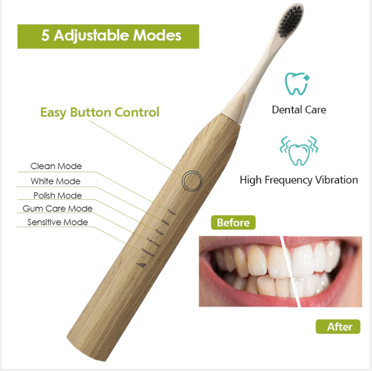 Eco Electric Toothbrush Manufacturer, Electric Bamboo Toothbrush